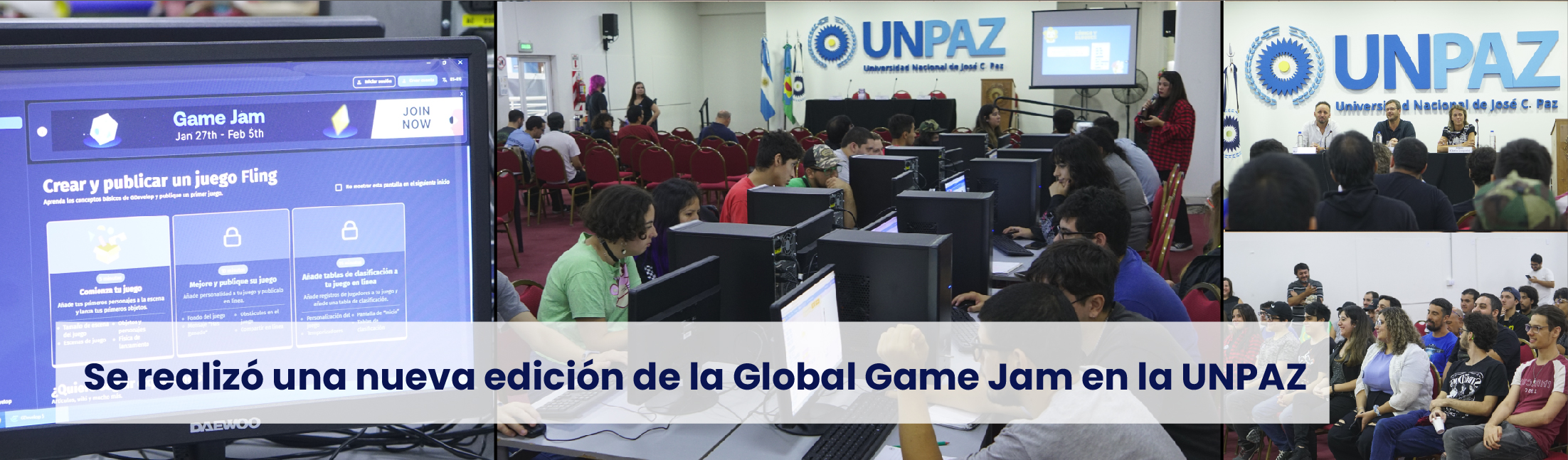 Se realizó una nueva edición de la Global Game Jam en la UNPAZ | Universidad Nacional de José C. Paz